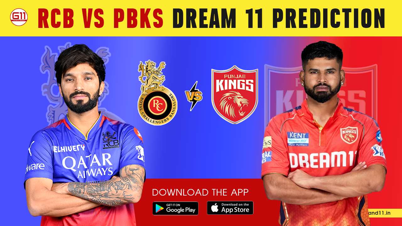 Royal Challengers Bengaluru (RCB) Vs Punjab Kings (PBKS), 34th Match of IPL 2025, Match ...
